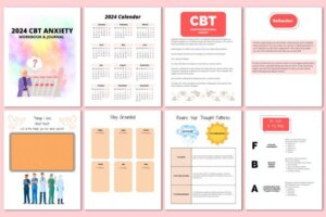 CBT Anxiety Workbook & Journal – Therapy Helpers